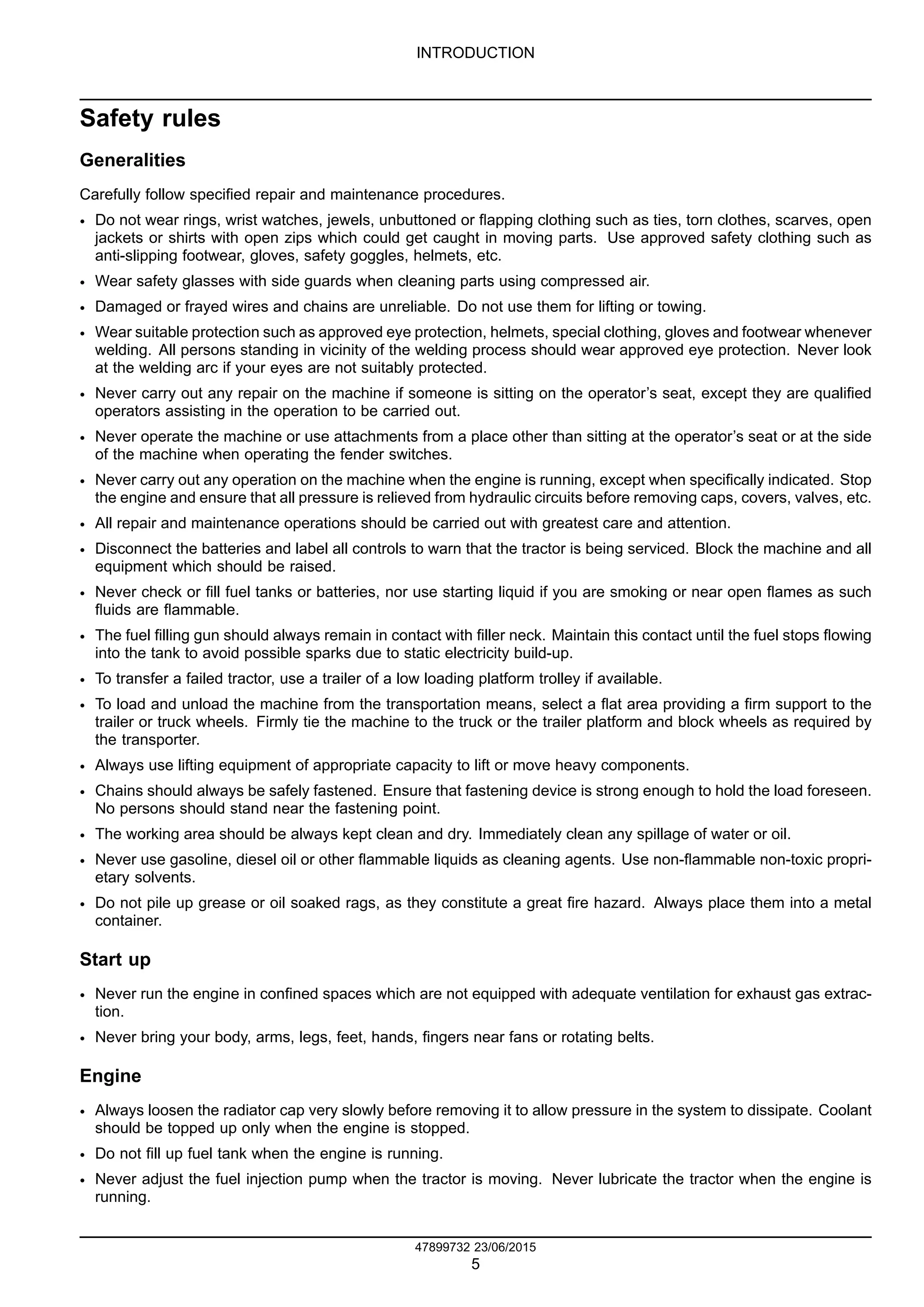 New holland tt75 tier3 engine, 4 wd tractor service repair manual | PDF