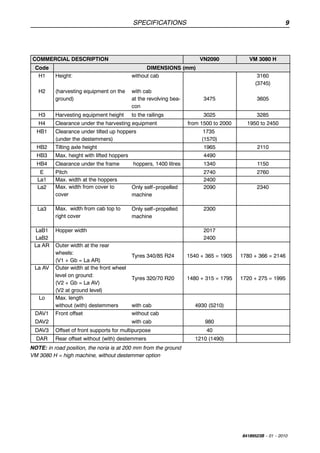 New holland vl6090 grape harvester service repair manual | PDF