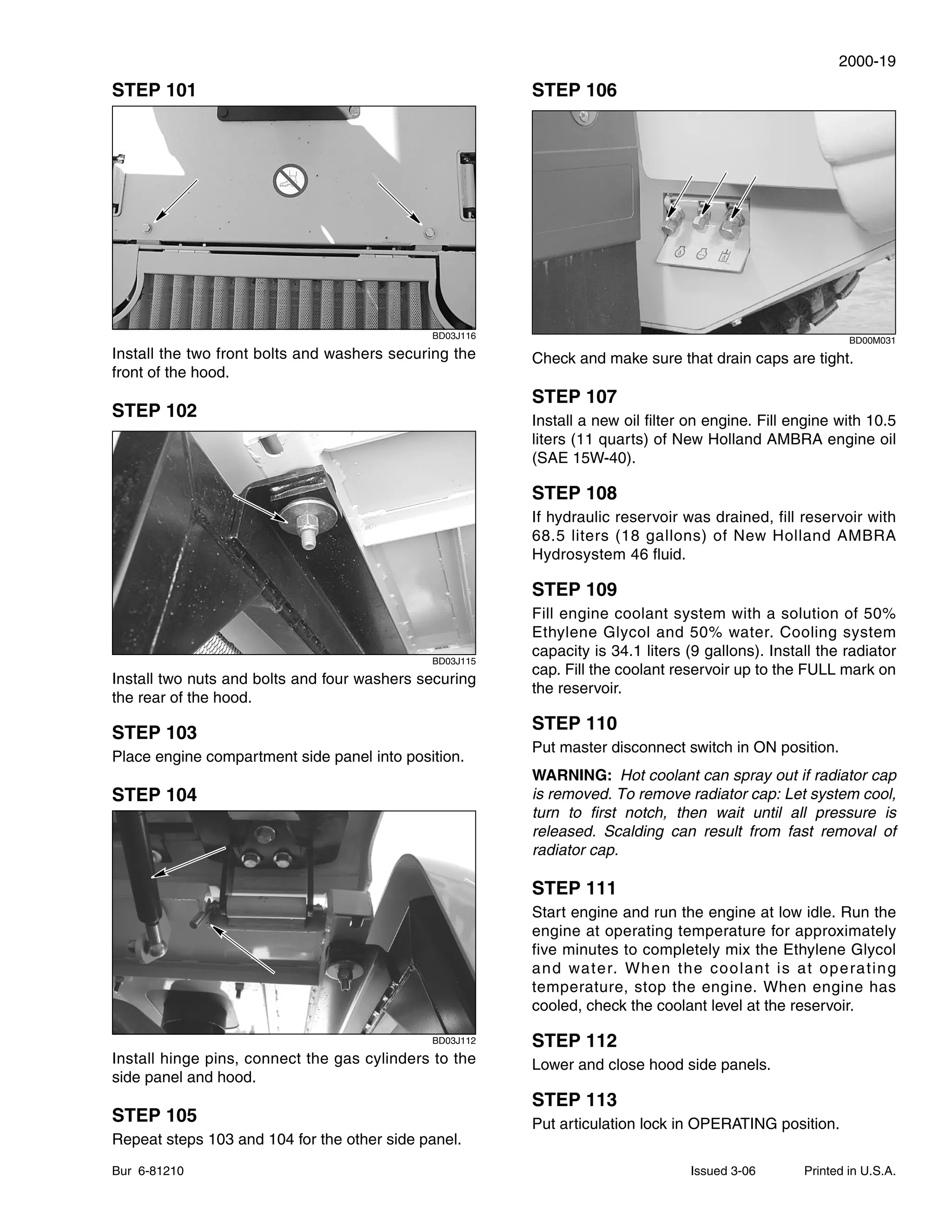 New holland w110 wheel loader service repair manual | PDF