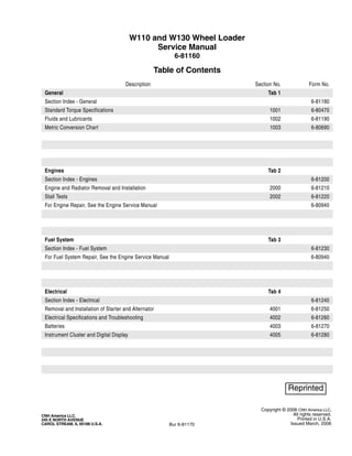 New Holland W130 Wheel Loader Service Repair Manual.pdf