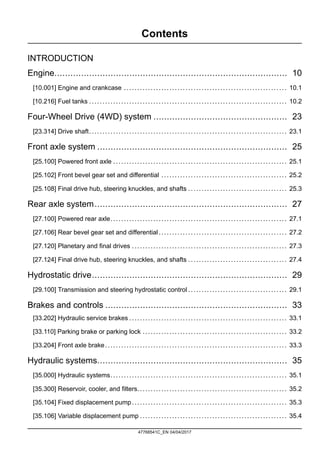 New holland w50 c tc stage iiib compact wheel loader service repair manual | PDF
