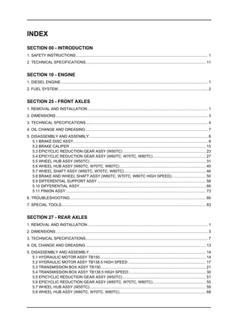 New holland w50 tc wheel loader service repair manual | PDF