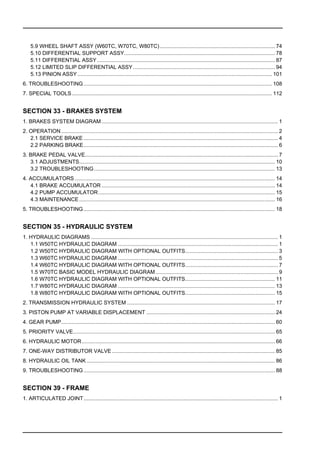 New holland w50 tc wheel loader service repair manual | PDF
