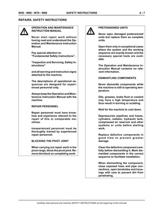 New holland w50 wheel loader service repair manual | PDF