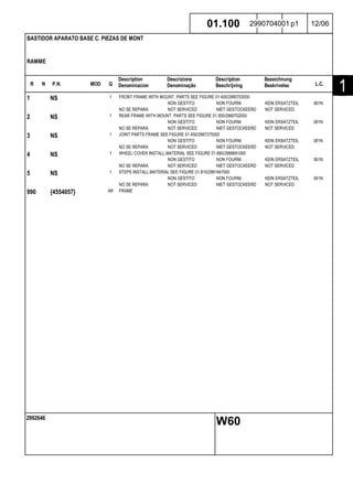 New holland w60 compact wheel loader parts catalogue manual | PDF