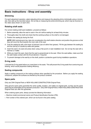 New holland w80 c stage iiib compact wheel loader service repair manual | PDF