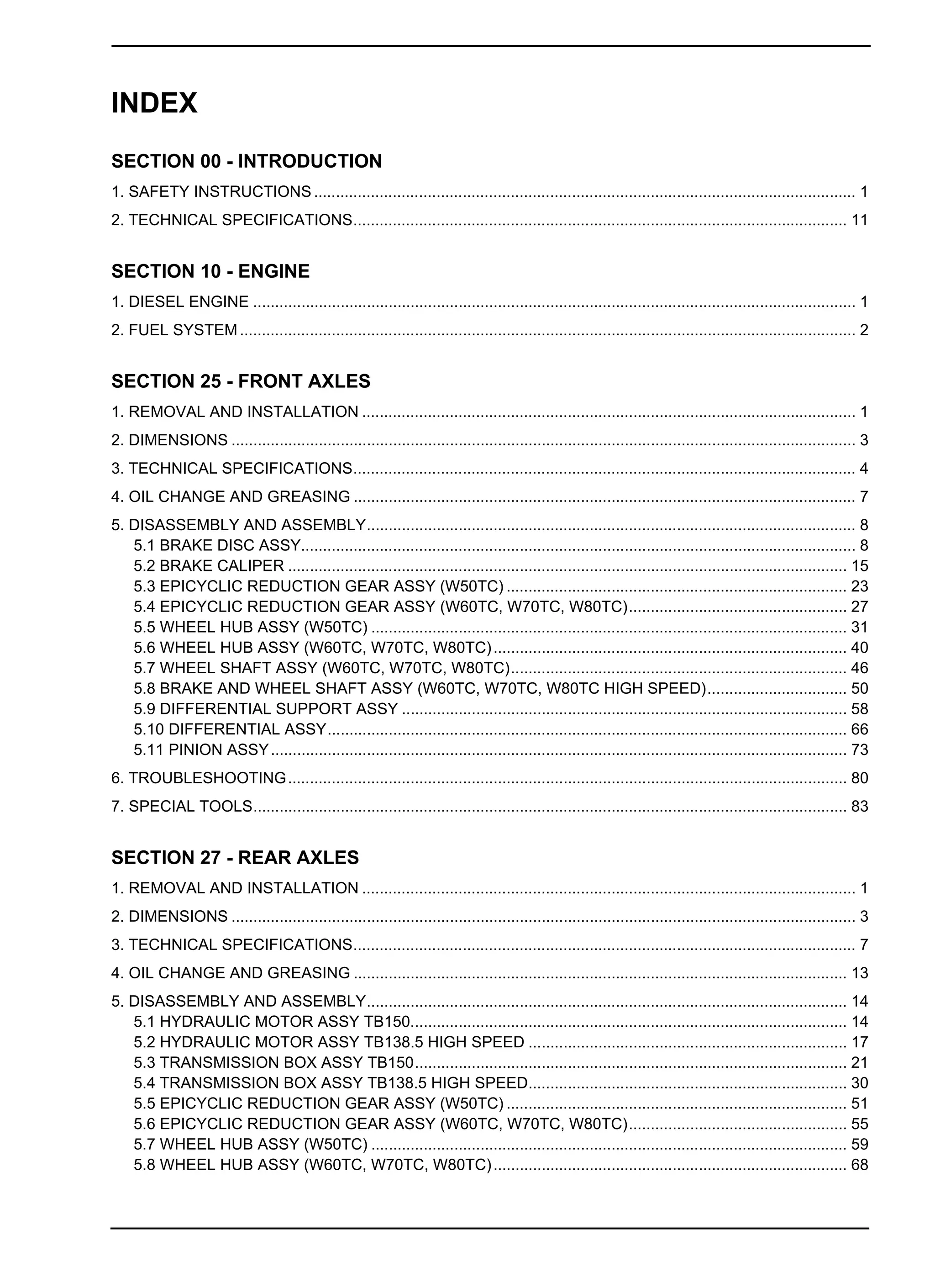 New holland w80 tc compact wheel loader service repair manual | PDF