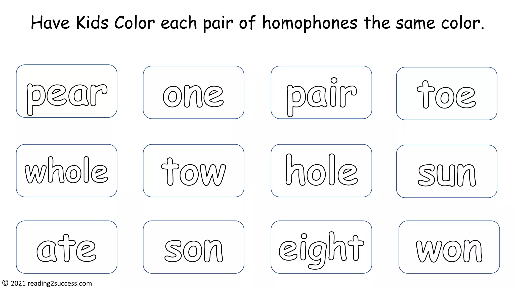 NeTeaching Kids #Homophones - Words That: Sound Alike, Spelled ...