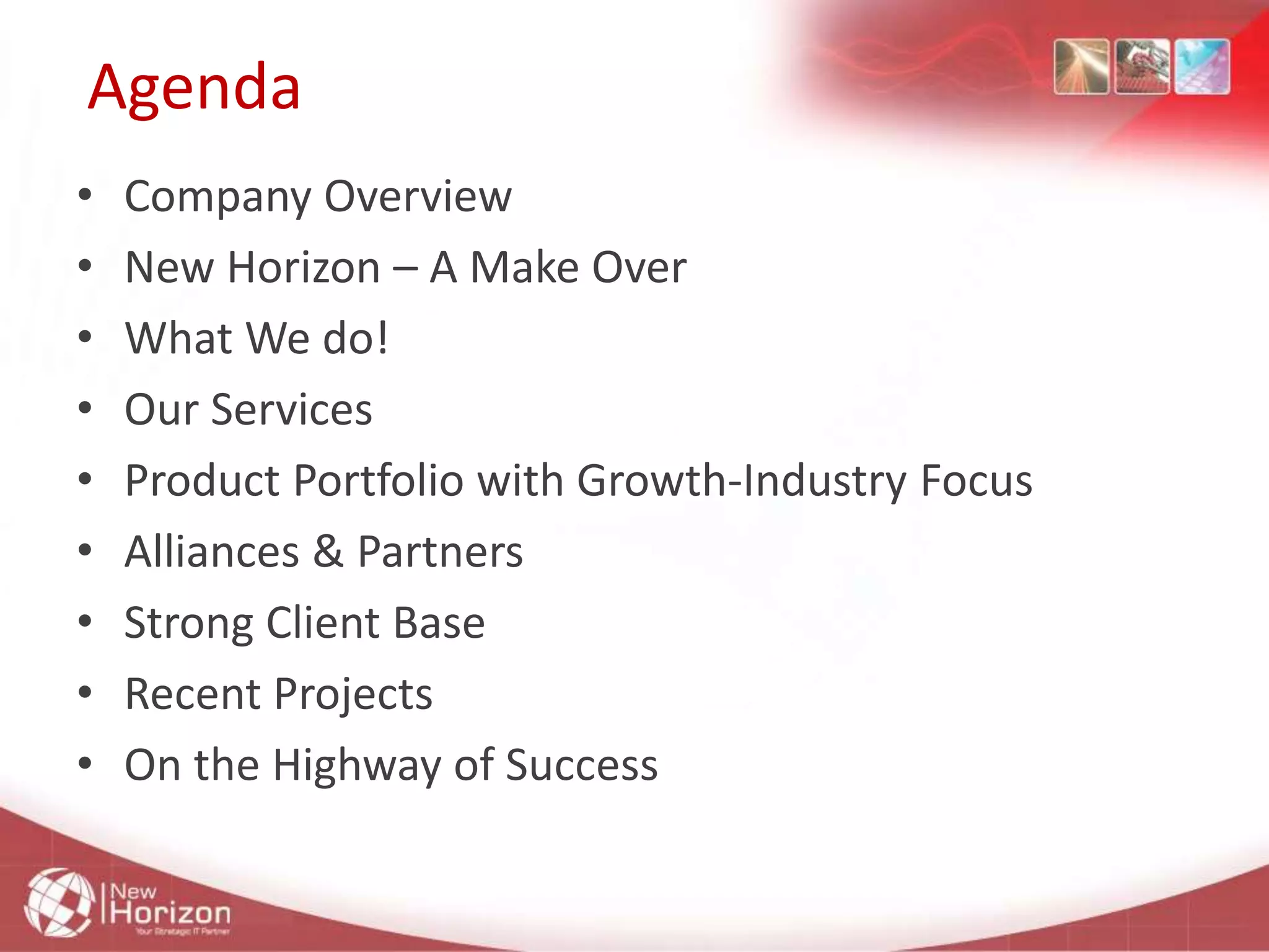 New Horizon Company Presentation | PPT