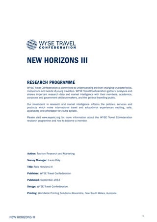 New Horizons lll - Executive Summary | PDF