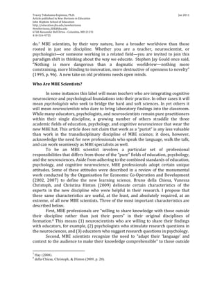 Why Mind, Brain and Education is the new Brain based Education. By ...