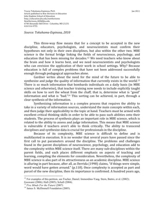 Why Mind, Brain and Education is the new Brain based Education. By ...