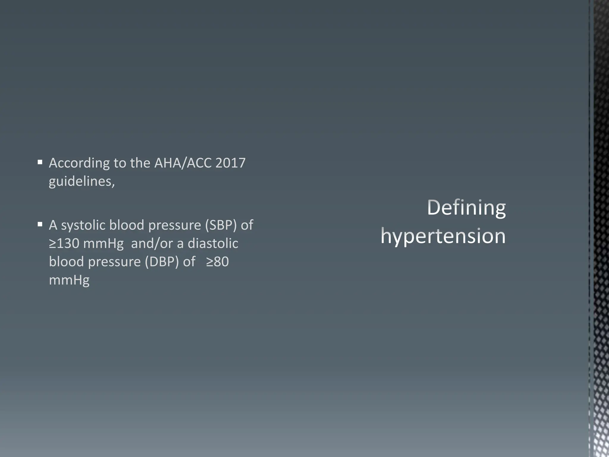 New Hypertension Guidelines.pptx | Heart and Cardiovascular Diseases ...