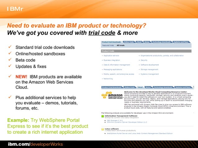 Ibm Developerworks Overview Ppt Free Download