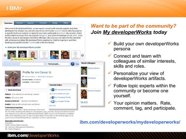 IBM developerWorks overview | PPT