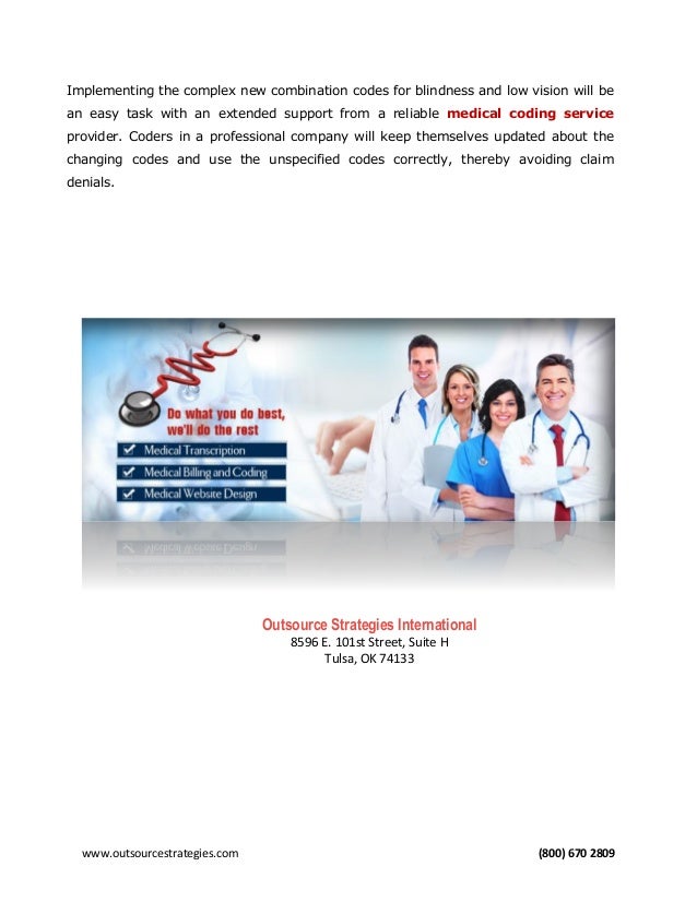 New ICD 10 Coding Guidelines For Low Vision And Blindness New ICD 10 Coding Guidelines For Low Vision And Blindness