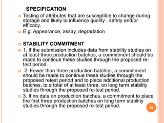 ICH Guidelines for stability testing | PPTX