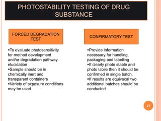 ICH Guidelines for stability testing | PPTX