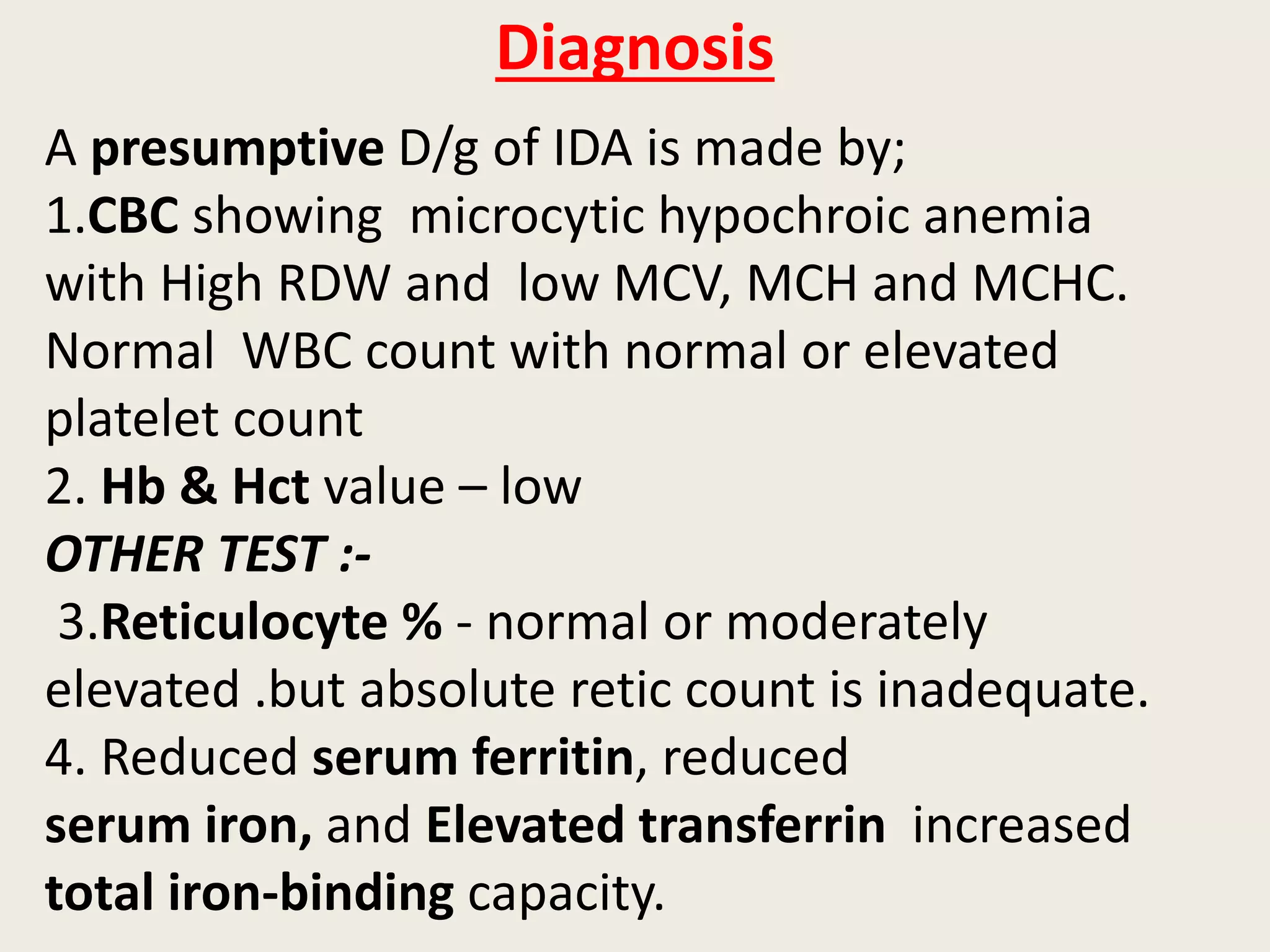 IRON DEFICIENCY ANEMIA | PPTX