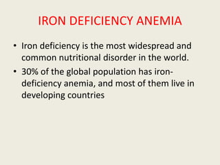 IRON DEFICIENCY ANEMIA | PPTX