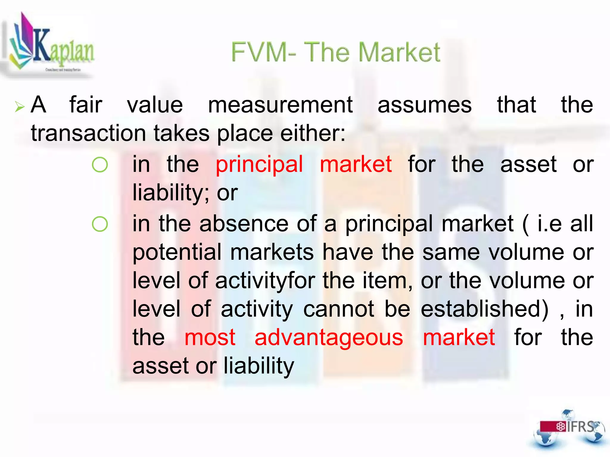 New ifrs 13 fair value measurment | PPTX