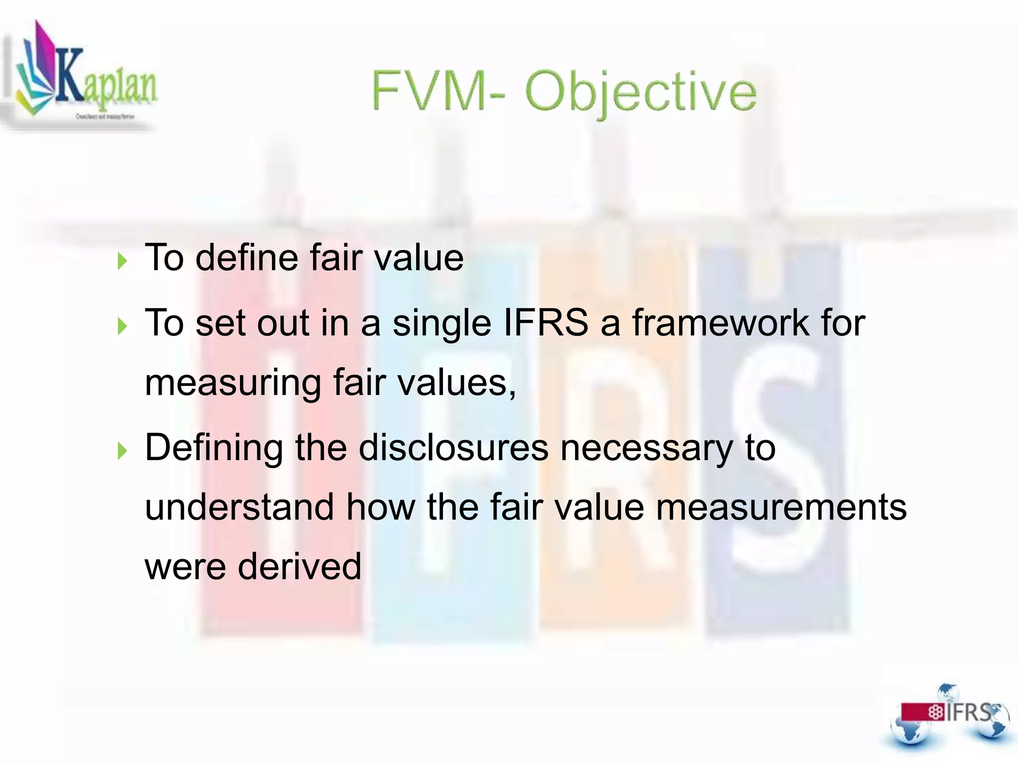 New ifrs 13 fair value measurment | PPTX