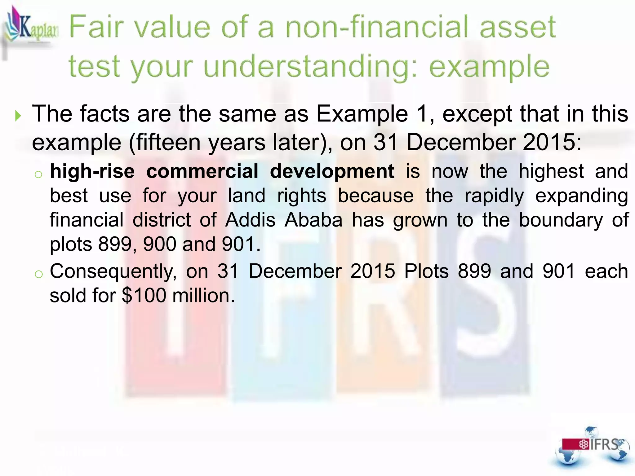 New ifrs 13 fair value measurment | PPTX