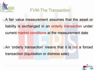 New ifrs 13 fair value measurment | PPTX