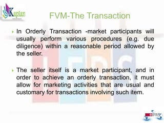 New ifrs 13 fair value measurment | PPTX