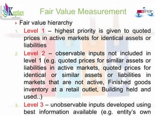 New ifrs 13 fair value measurment | PPTX