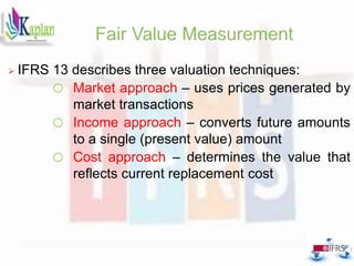 New ifrs 13 fair value measurment | PPTX