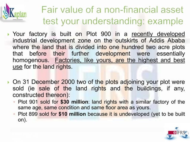New ifrs 13 fair value measurment | PPTX