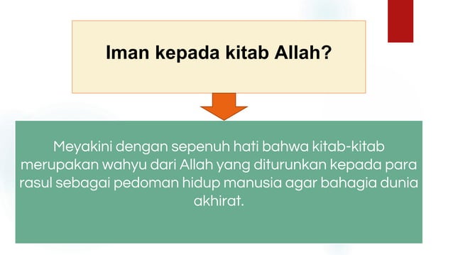 materi IMAN KEPADA KITAB-KITAB ALLAH SWT.pptx