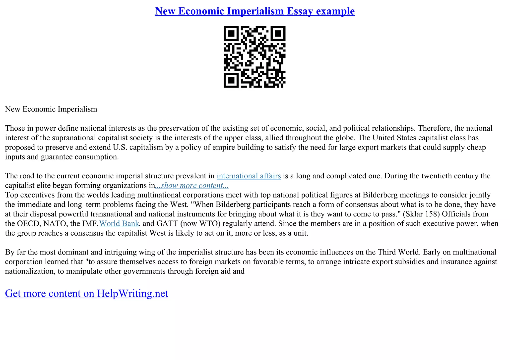 New Imperialism Motives | PDF