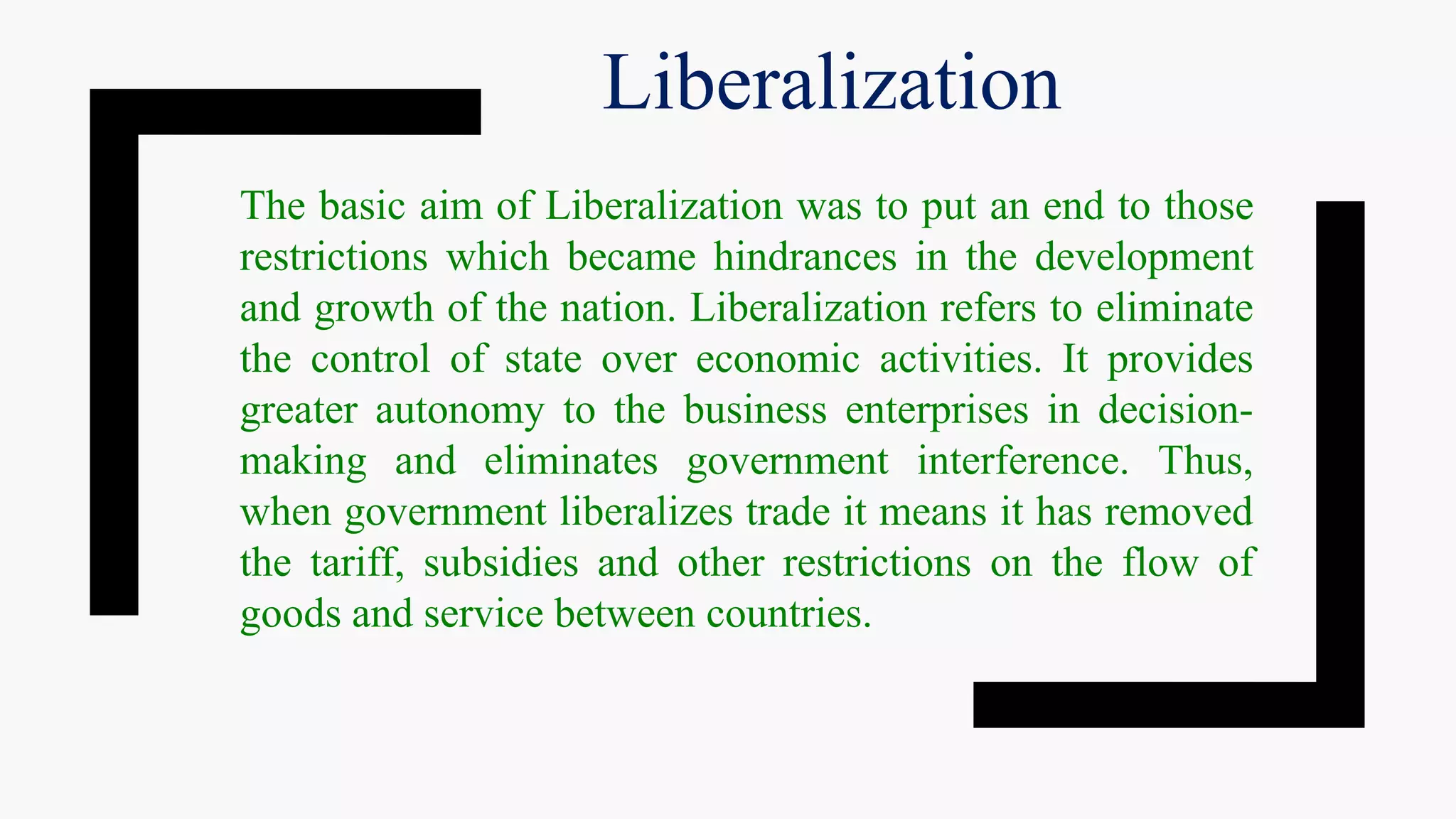 India's experience of liberalization and globalization | PPTX