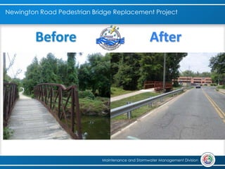 Newington Road Pedestrian Bridge Replacement Project June 2014 | PPT