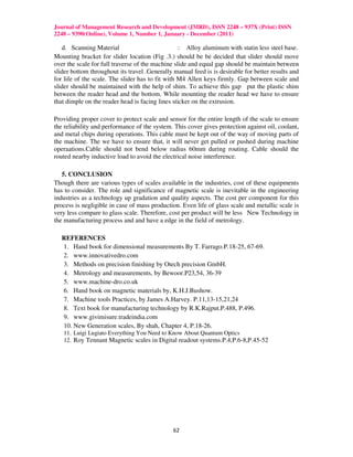 New innovation of magnetic scales used in digital height masters and ...