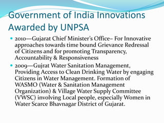 New innovations in administration | PPTX