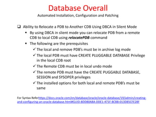 What’s New in Oracle Database 19c - Part 1 | PPTX