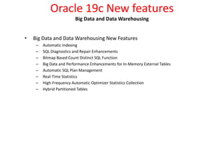 What’s New in Oracle Database 19c - Part 1 | PPTX