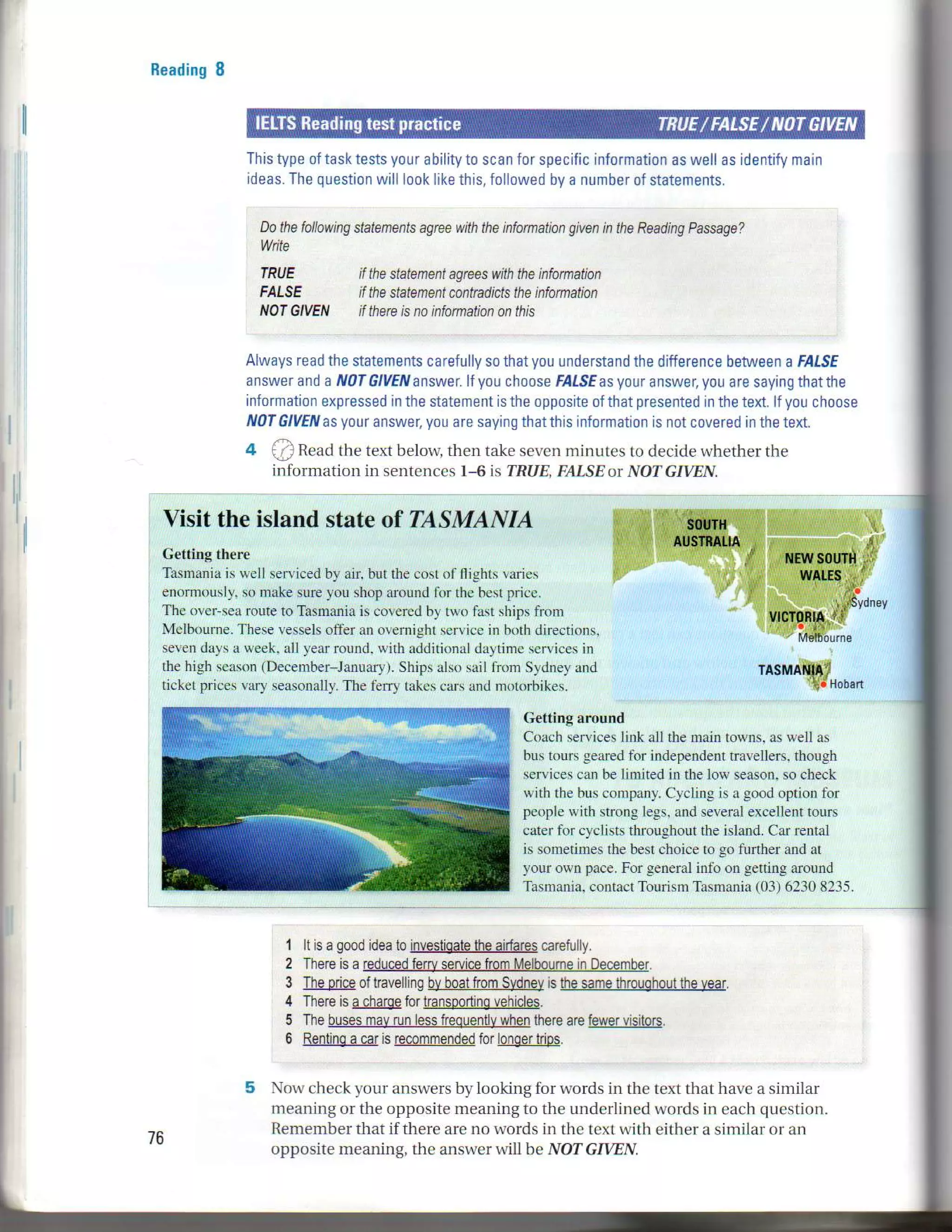 New insight into ielts student book with answers 2008 reading part 2 | PDF