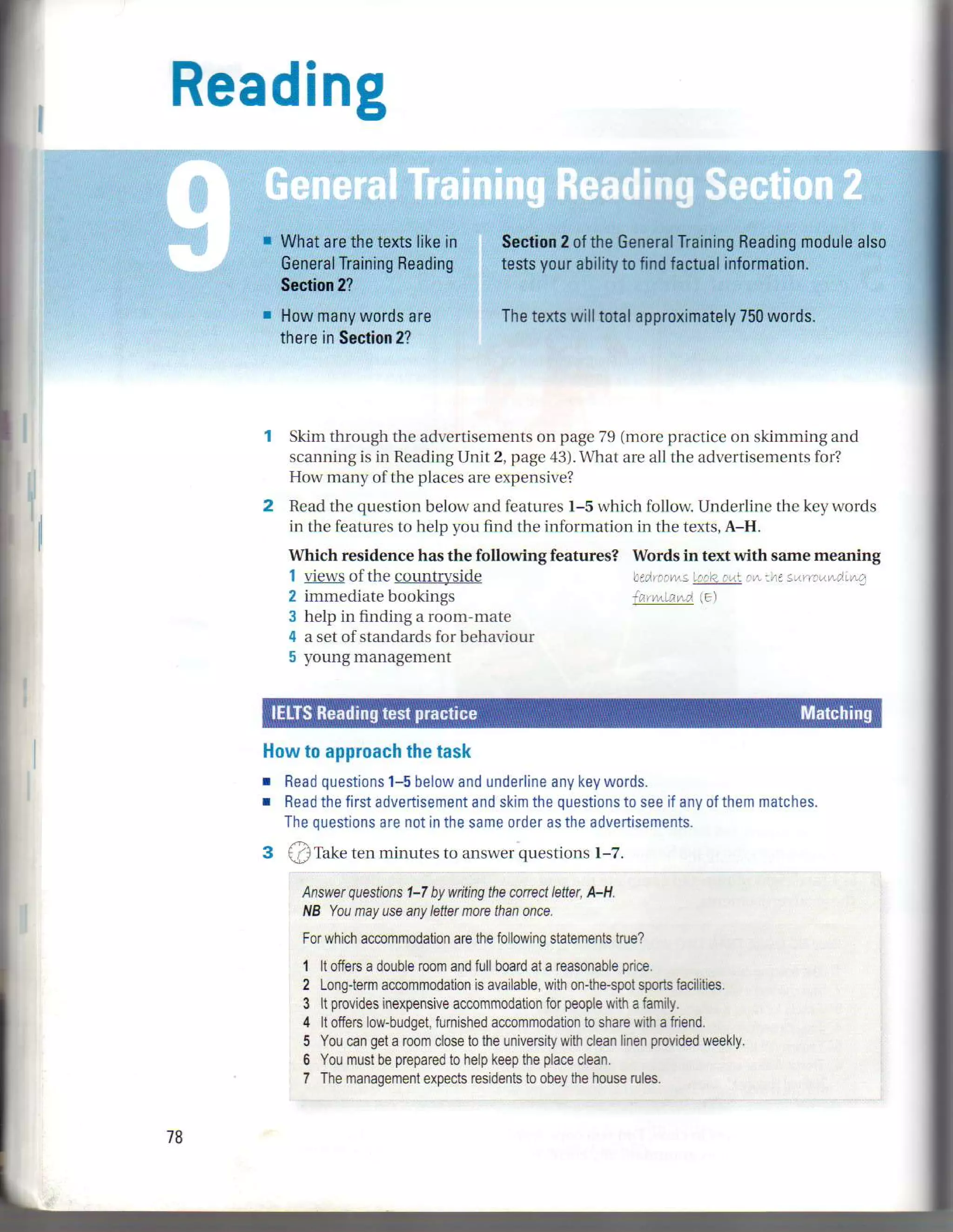 New insight into ielts student book with answers 2008 reading part 2 | PDF