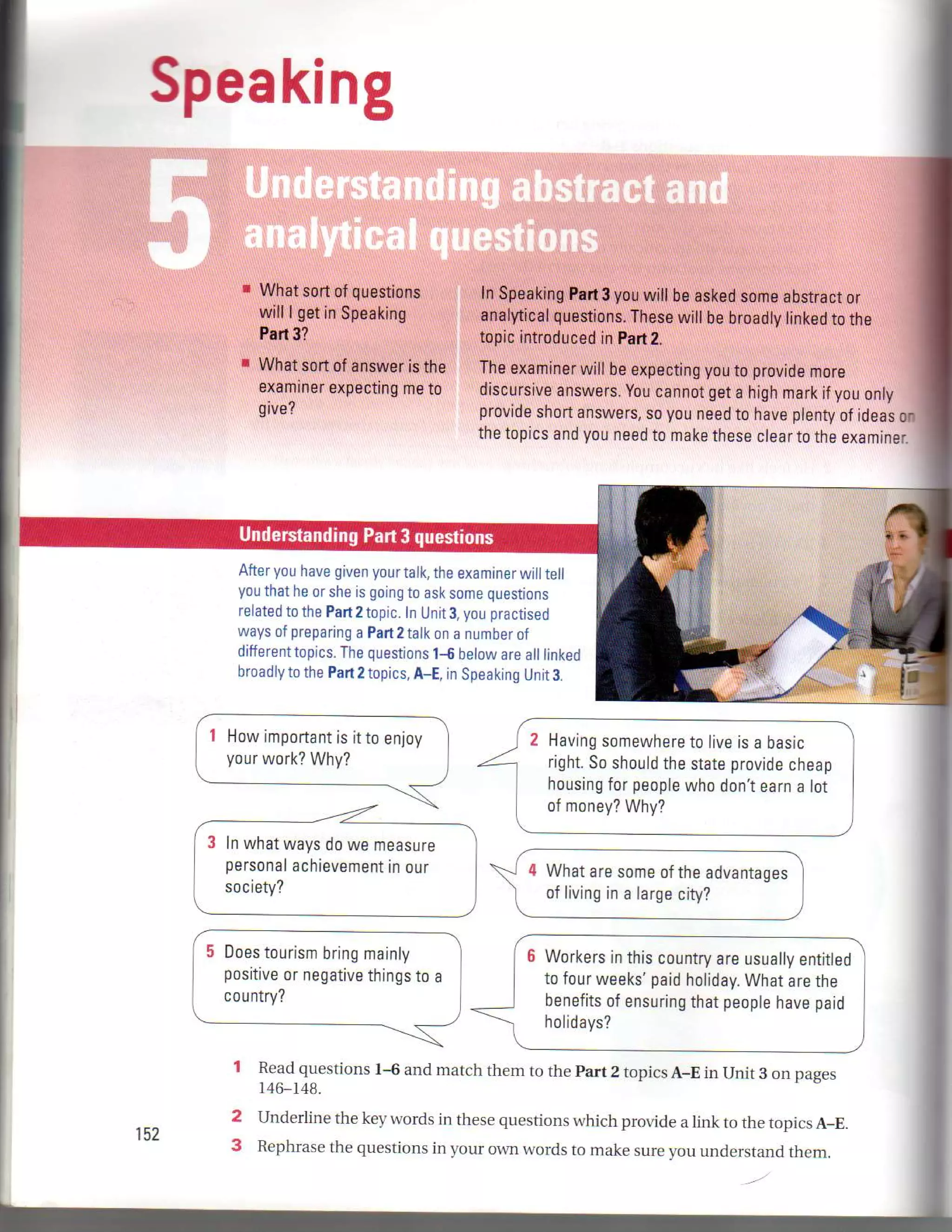 New insight into ielts student book with answers 2008 speaking part 4 | PDF