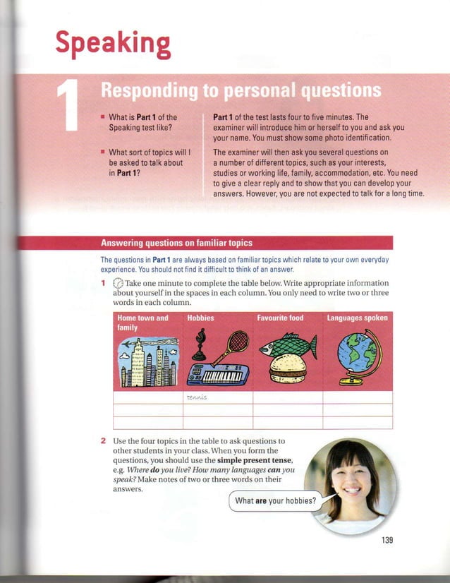 New insight into ielts student book with answers 2008 speaking part 4 | PDF