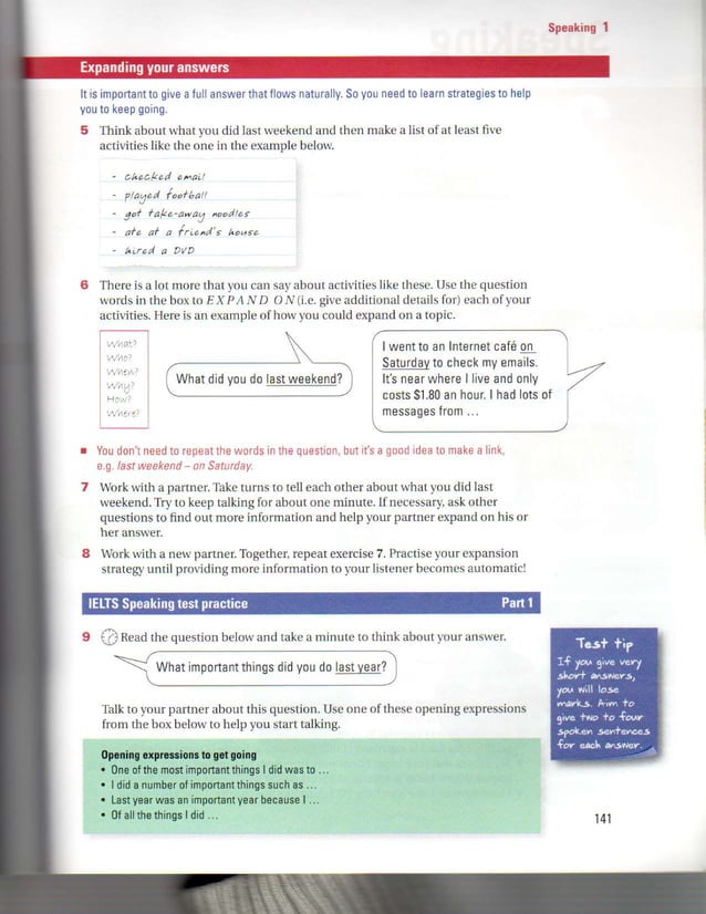 New insight into ielts student book with answers 2008 speaking part 4 | PDF
