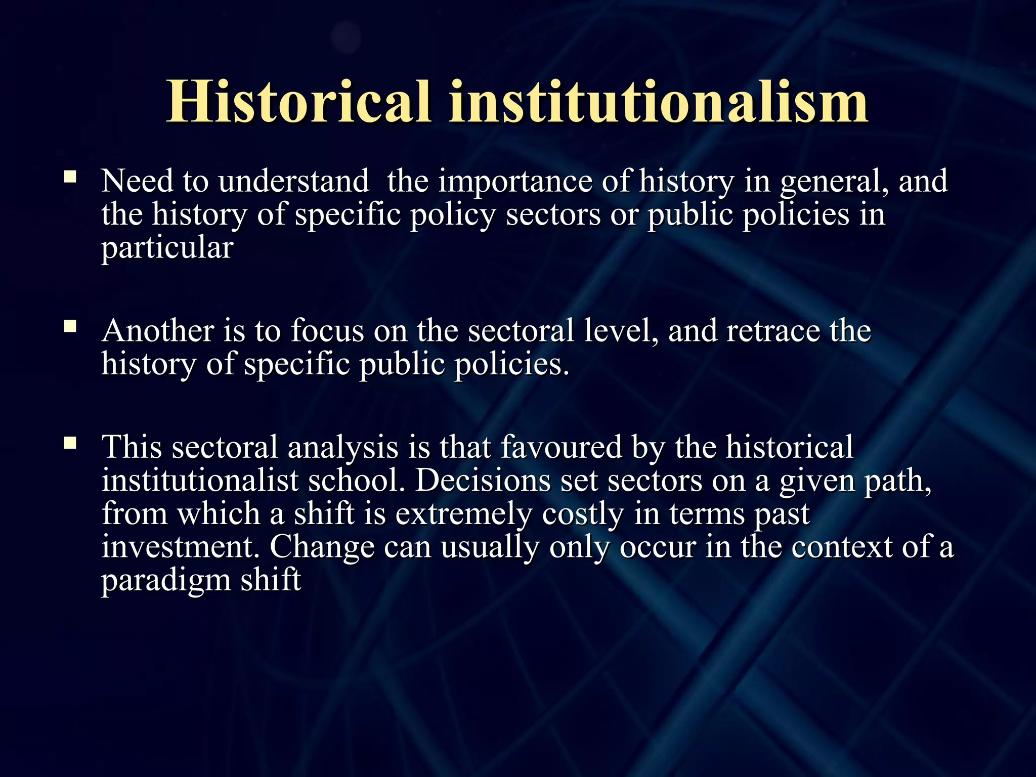 New Institutionalism | PPT