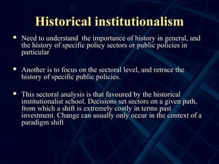 New Institutionalism | PPT