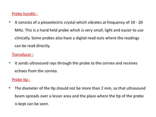 Pachymetry and specular biomicroscopy, confocal biomicroscopy | PPTX