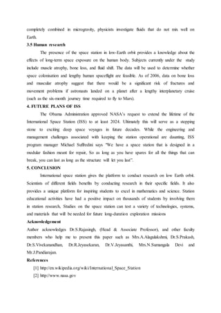 international space station | PDF