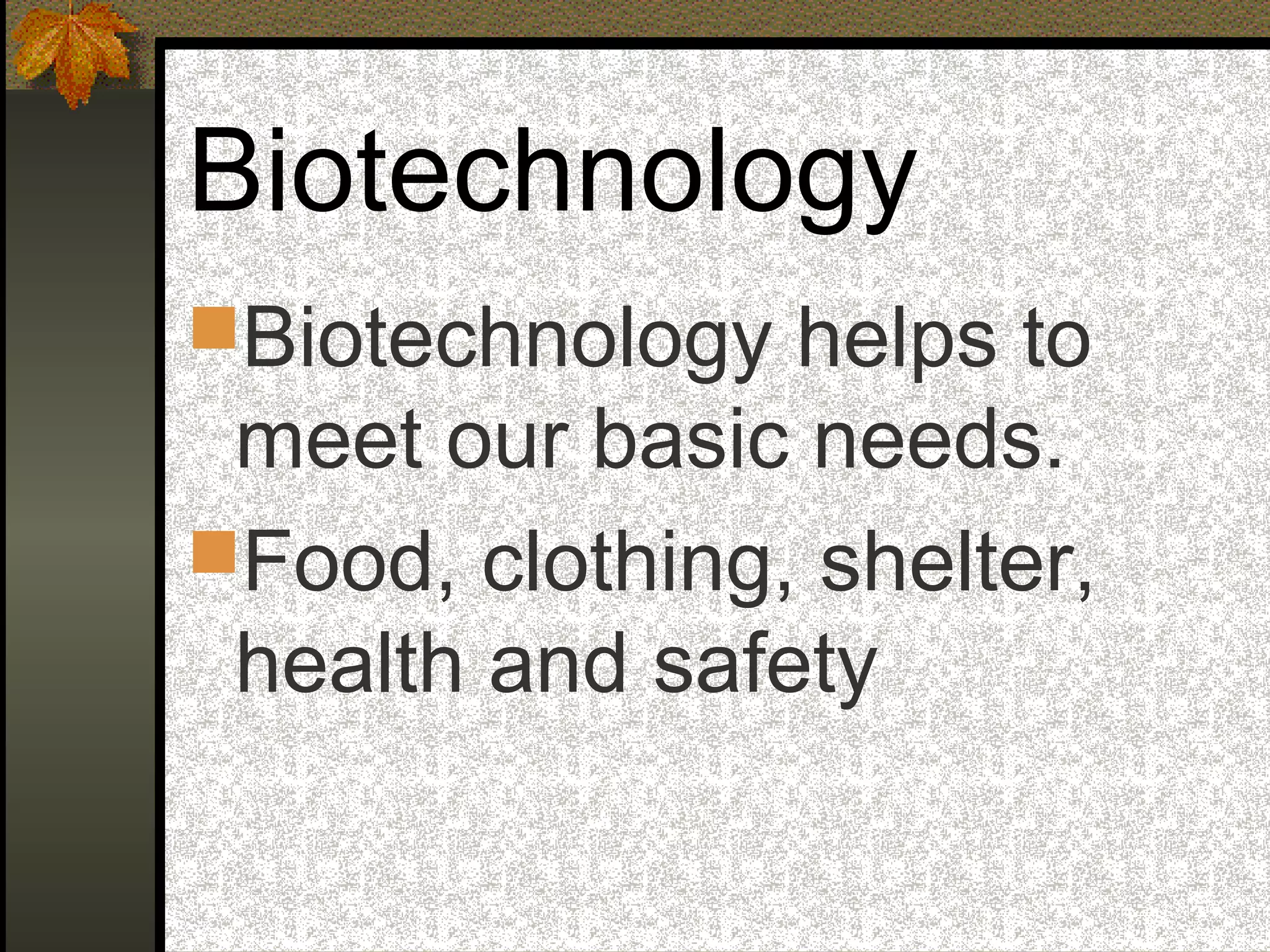 introduction to biotechnology | PPT